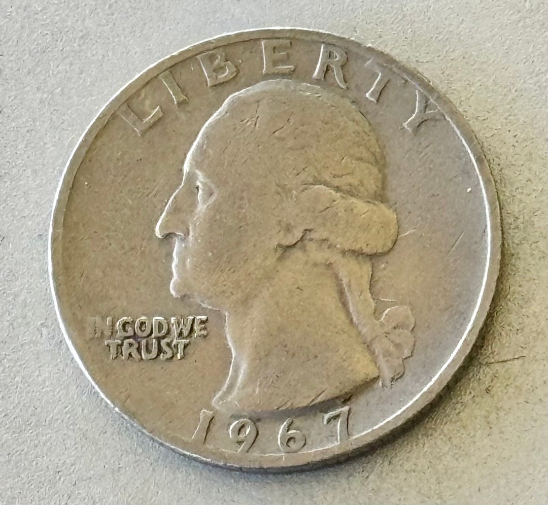 1967 Washington Quarter - Etsy