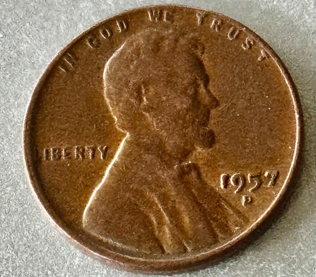 1957 D 'fat 9' Lincoln Penny - Etsy