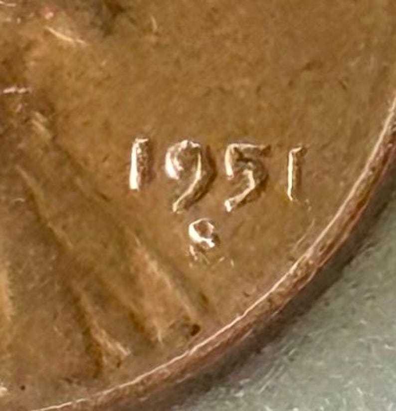 1951 S 'fat 9' Lincoln Penny - Etsy