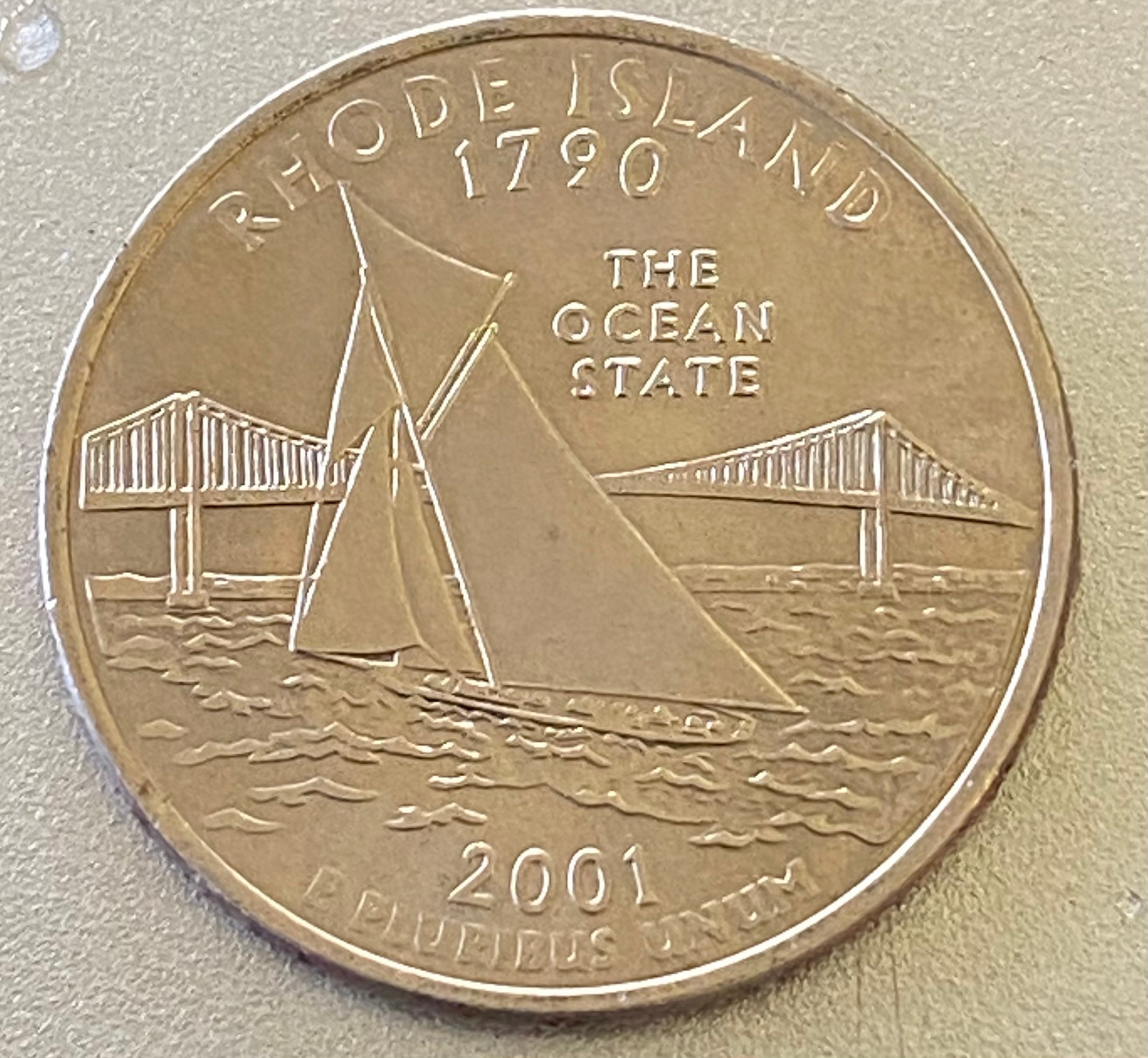 2001 D Rhode Island State Quarter - Etsy