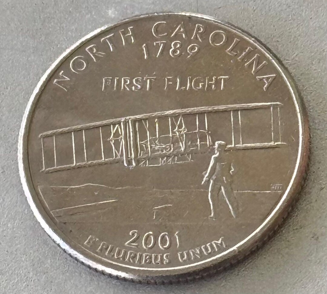 2001 P North Carolina State Quarter - Etsy
