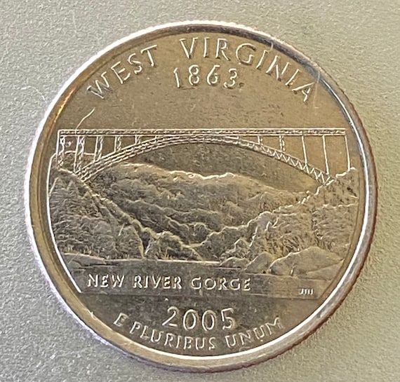2005 D West Virginia State Quarter | Etsy
