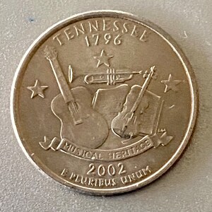 2002 P Tennessee State Quarter - Etsy