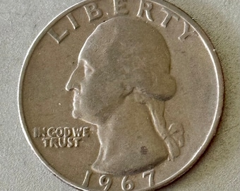 RARE 1967 No Mint Washinton Quarter Silver With Errors. 5.32 Gr. - Etsy