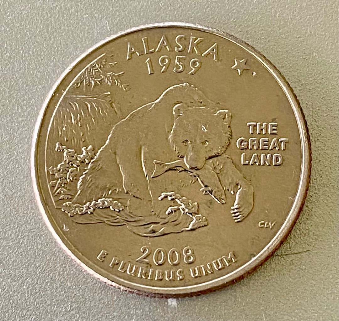 2008 D Alaska State Quarter - Etsy