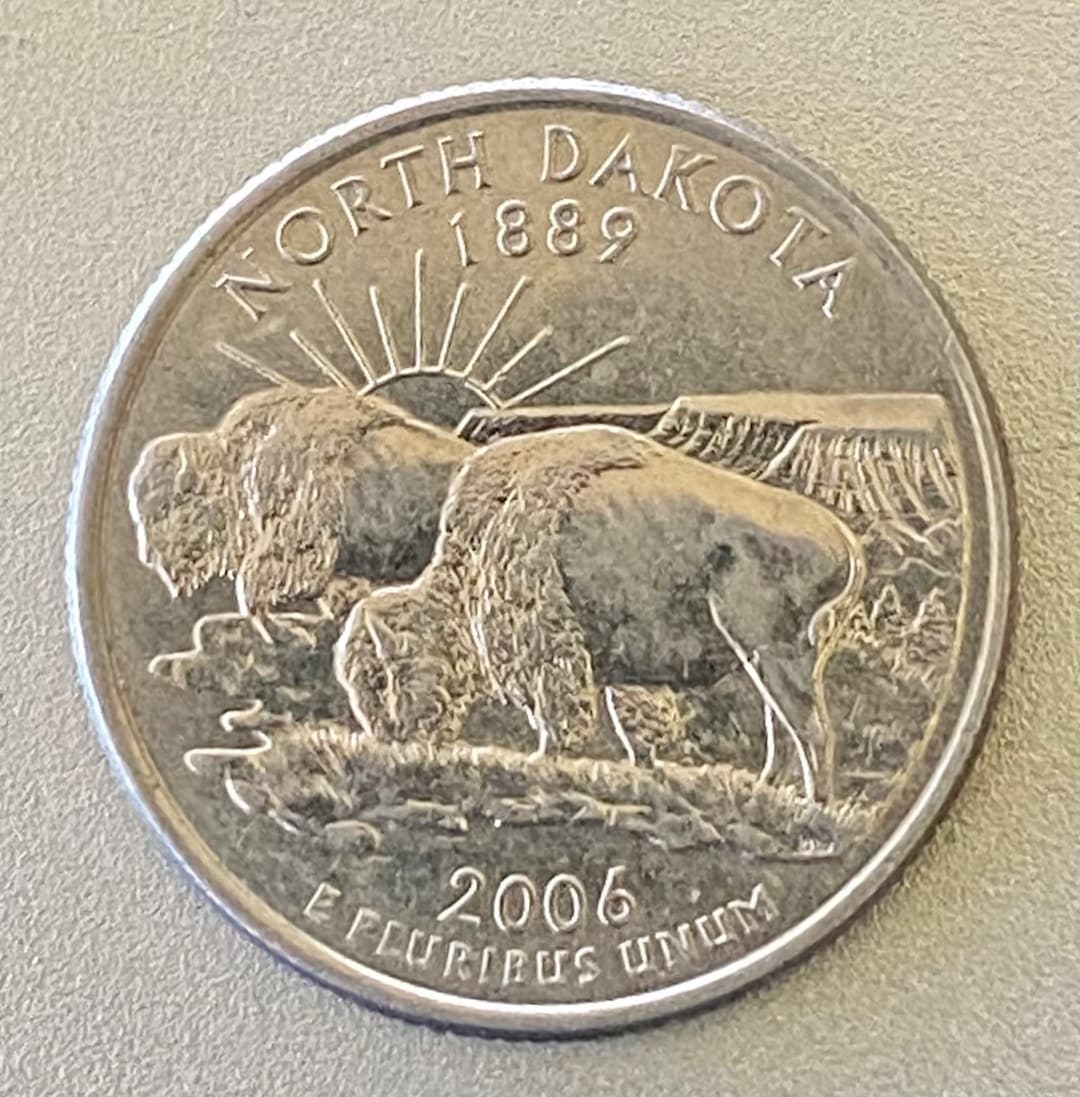 2006 D North Dakota State Quarter - Etsy