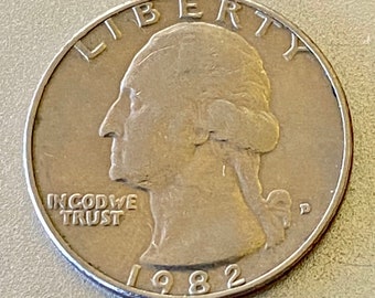 1982 P Washington Quarter - Etsy
