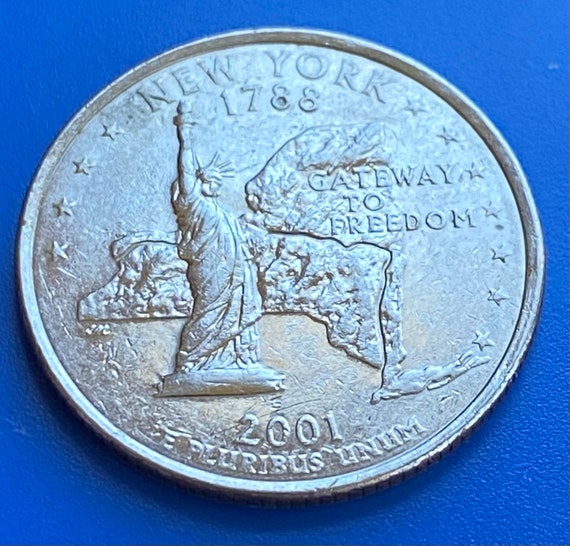 2001 D New York State Quarter | Etsy