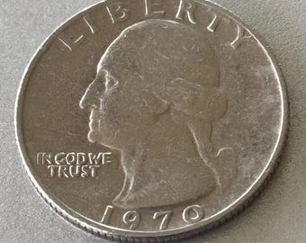 Vintage 1970 D Washington Quarter - Etsy