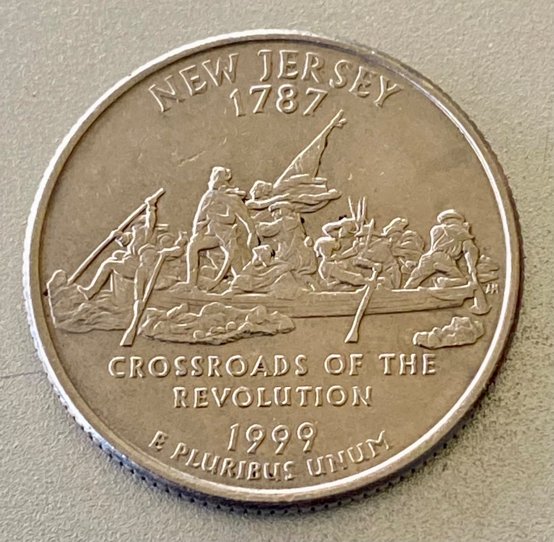 1999 D New Jersey State Quarter - Etsy