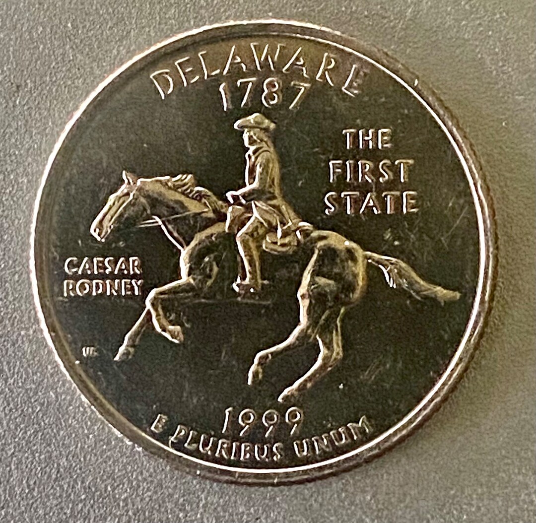 1999 D Delaware State Quarter - Etsy