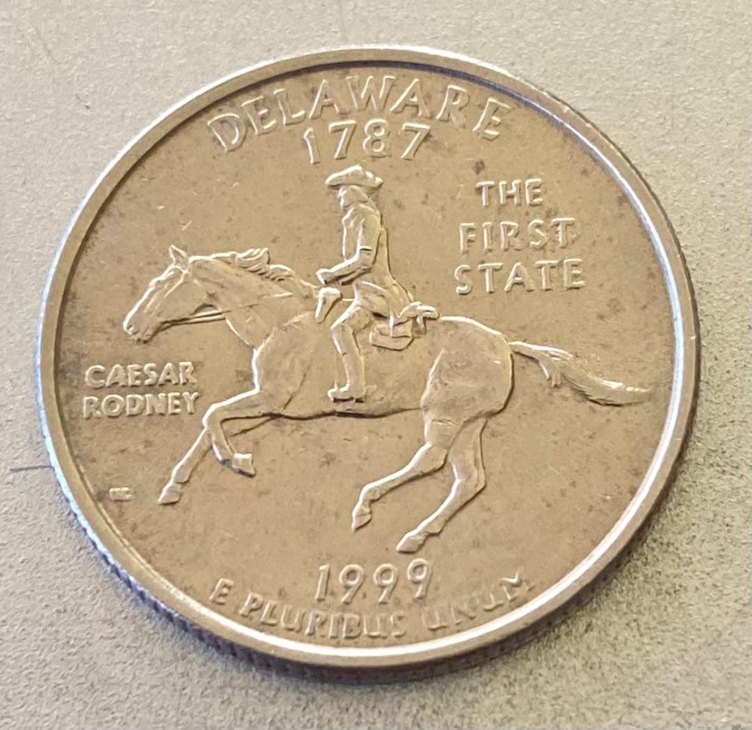 1999 P Delaware State Quarter - Etsy