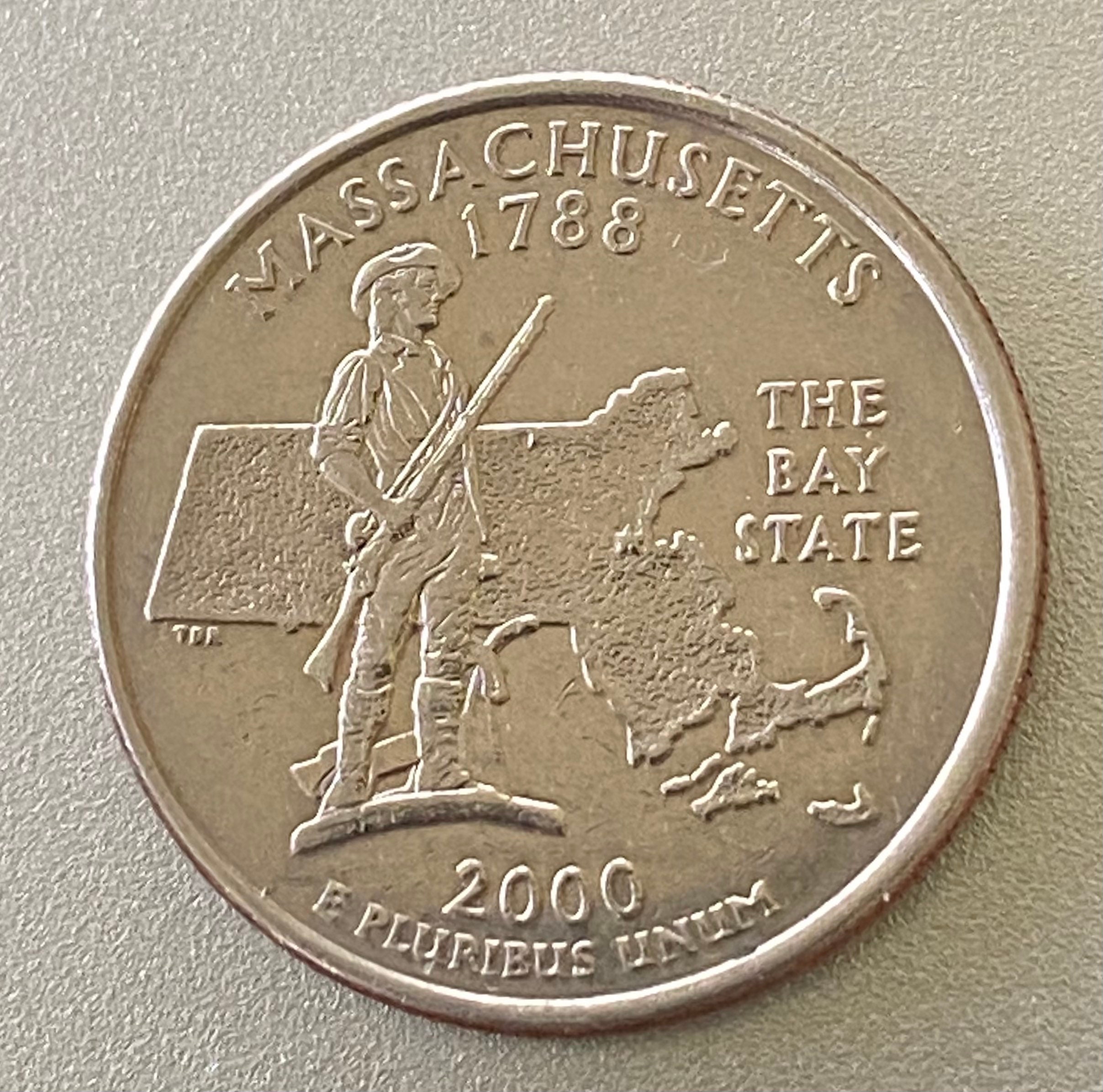 2000 D Massachusetts State Quarter | Etsy