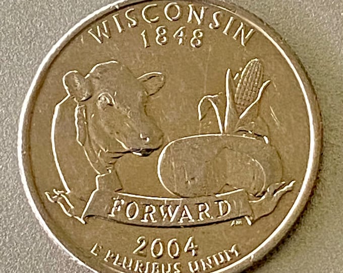 2004 P Wisconsin State Quarter - Etsy