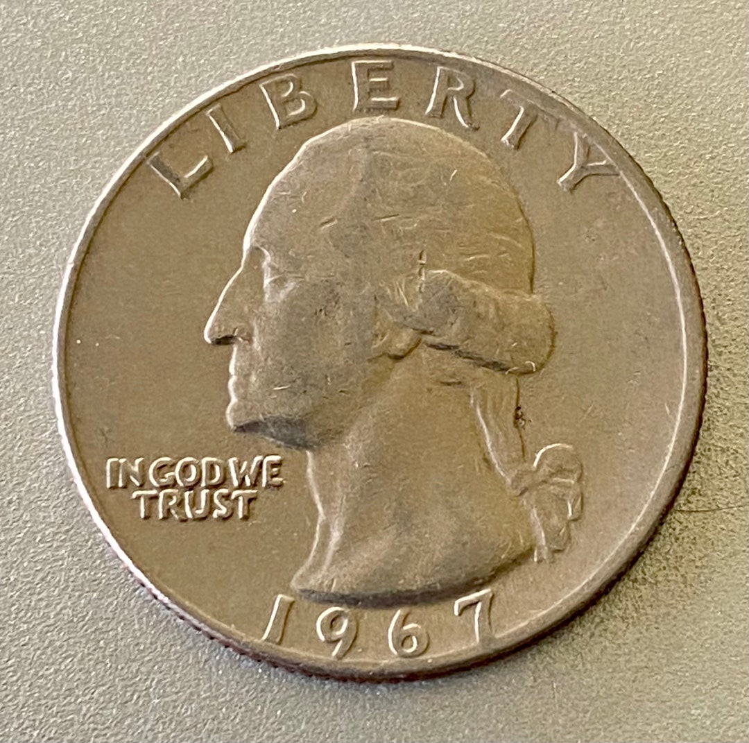 1967 Washington Quarter - Etsy
