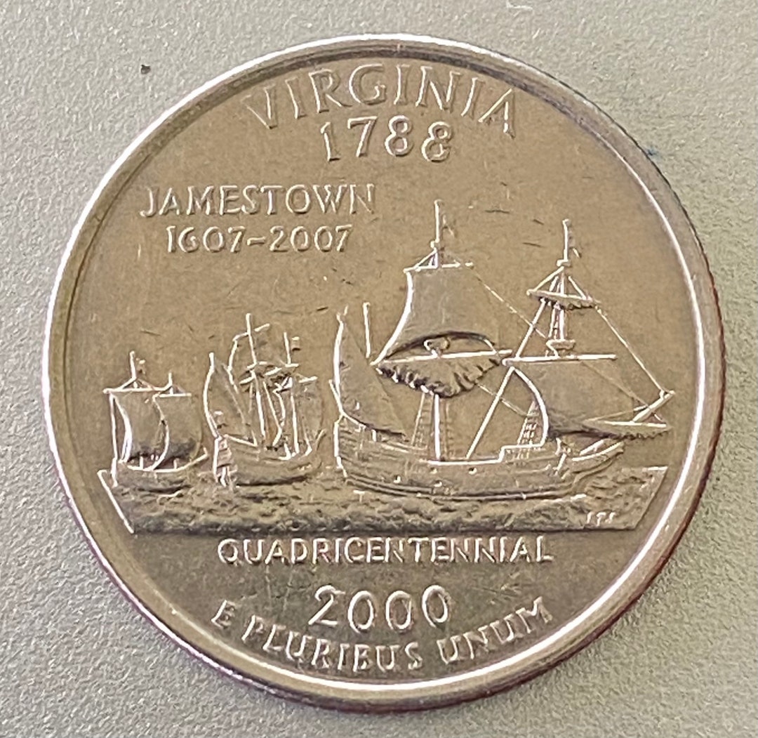 2000 D Virginia State Quarter - Etsy