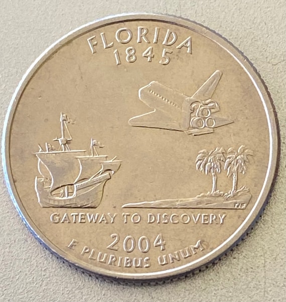 2004 D Florida State Quarter - Etsy