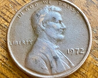 1972 Error Penny - Etsy