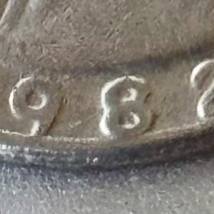 1982 D Filled Mintmark Washington Quarter - Etsy
