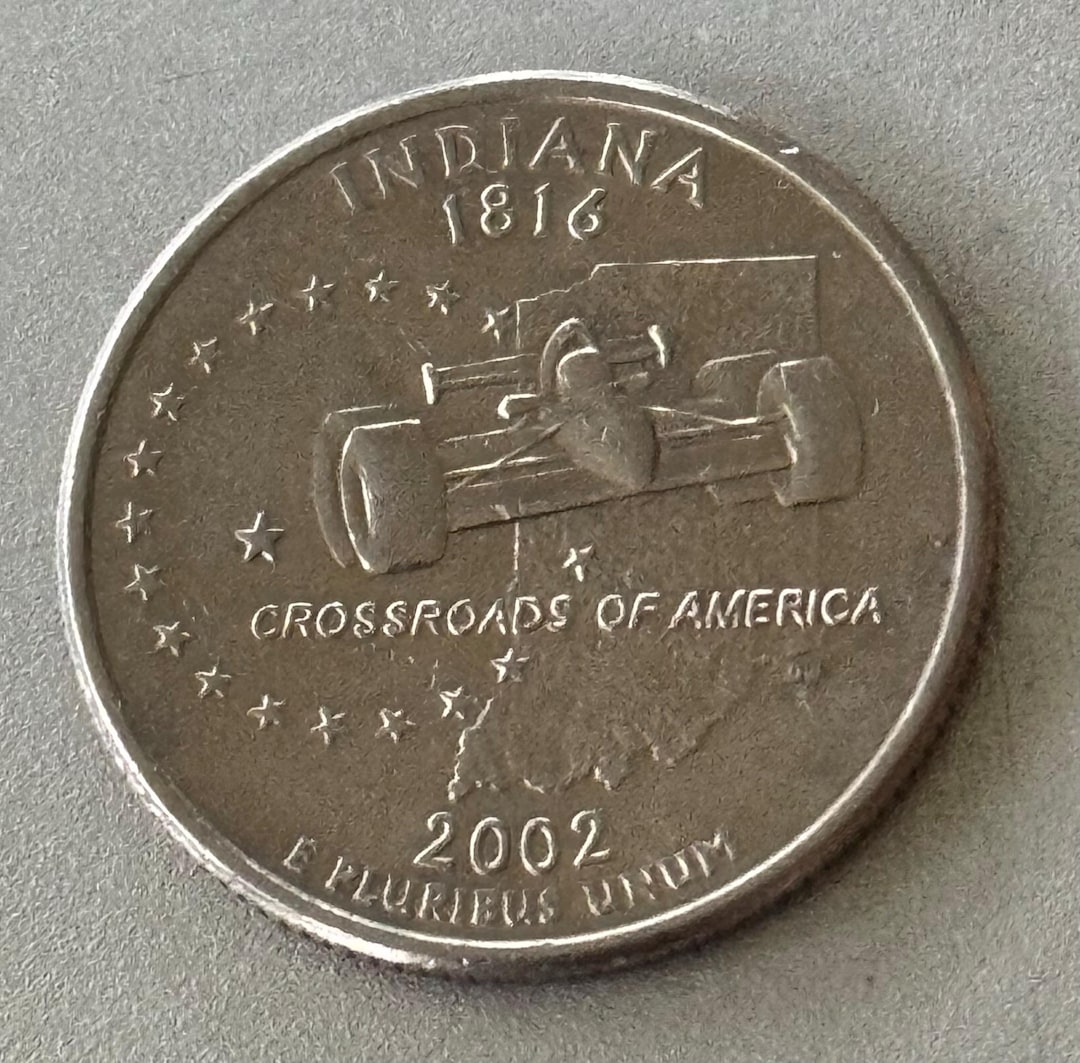 2002 P Indiana State Quarter - Etsy