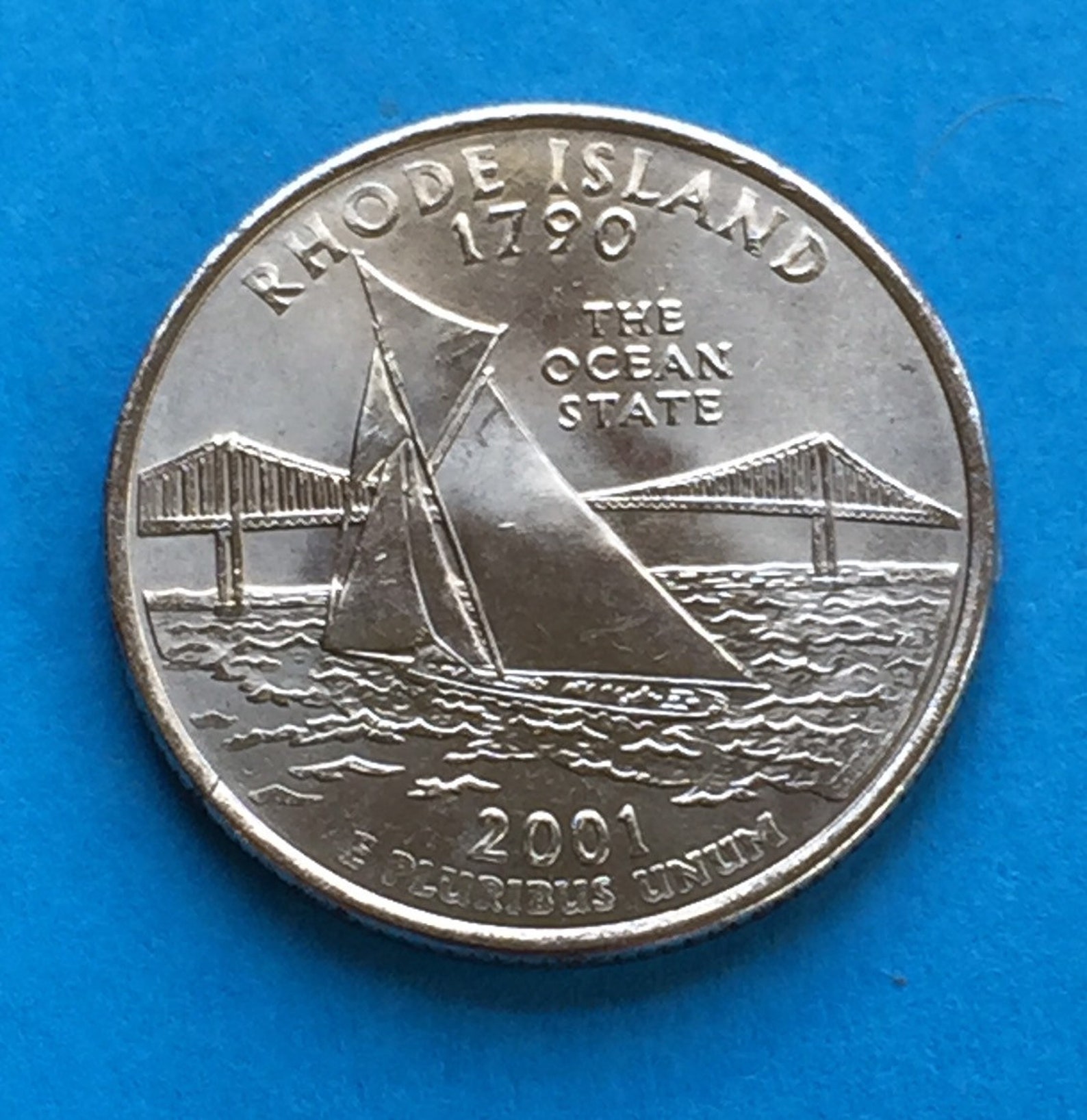 2001 D Rhode Island State Quarter | Etsy