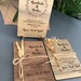 Wood & Dry Flower Wedding Invitation, Wedding Invitations, Rustic ...