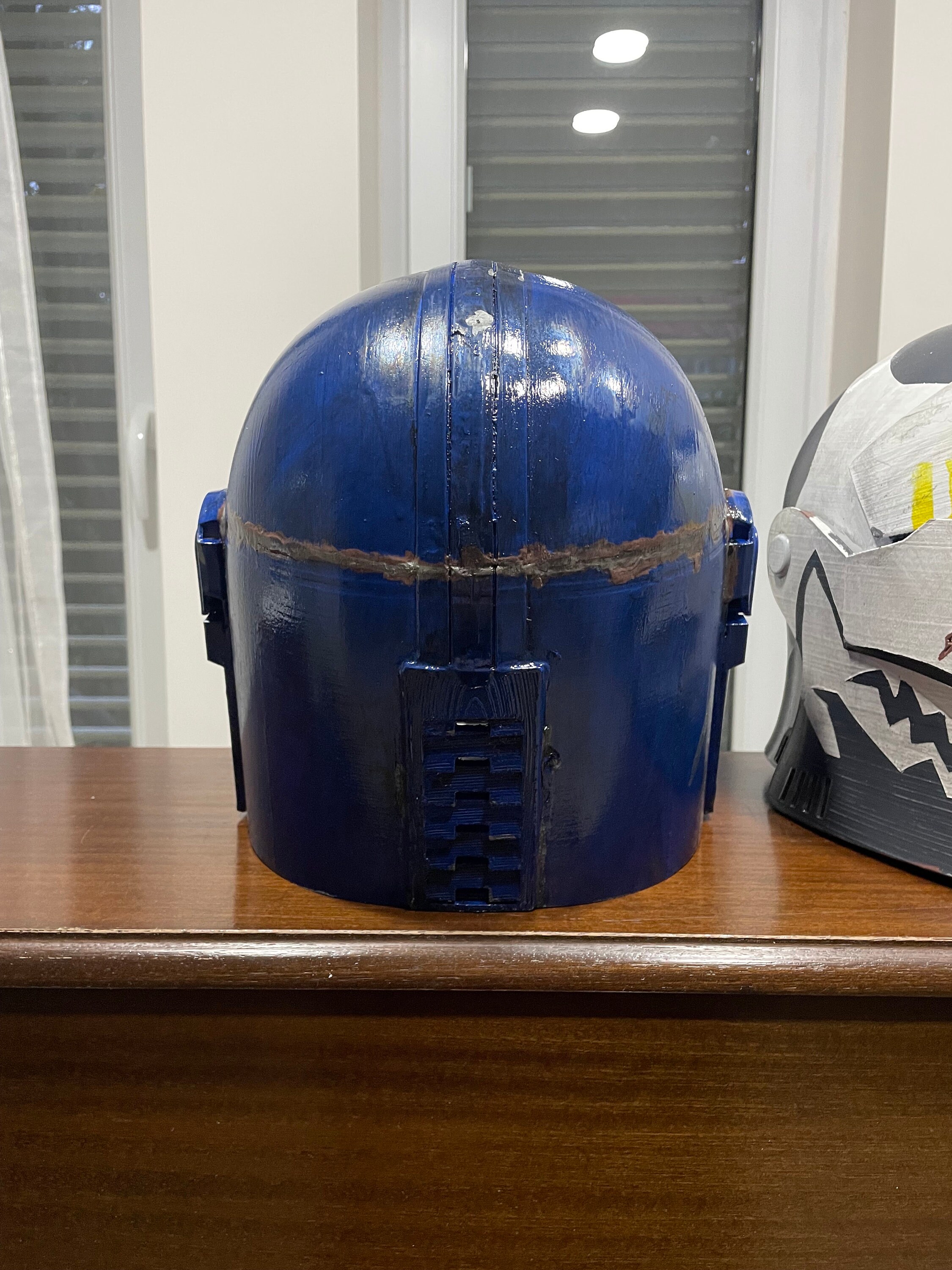 Mandalorian Helmet, Custom Mando Helmet, 3D Printed Helmet, Star Wars ...