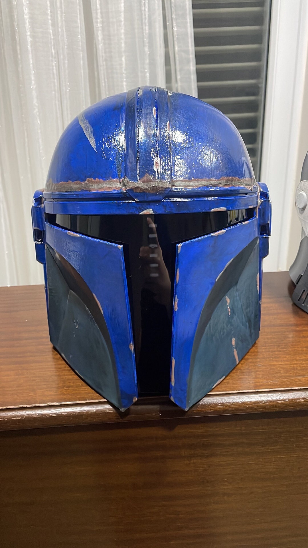 Mandalorian Helmet, Custom Mando Helmet, 3D Printed Helmet, Star Wars ...