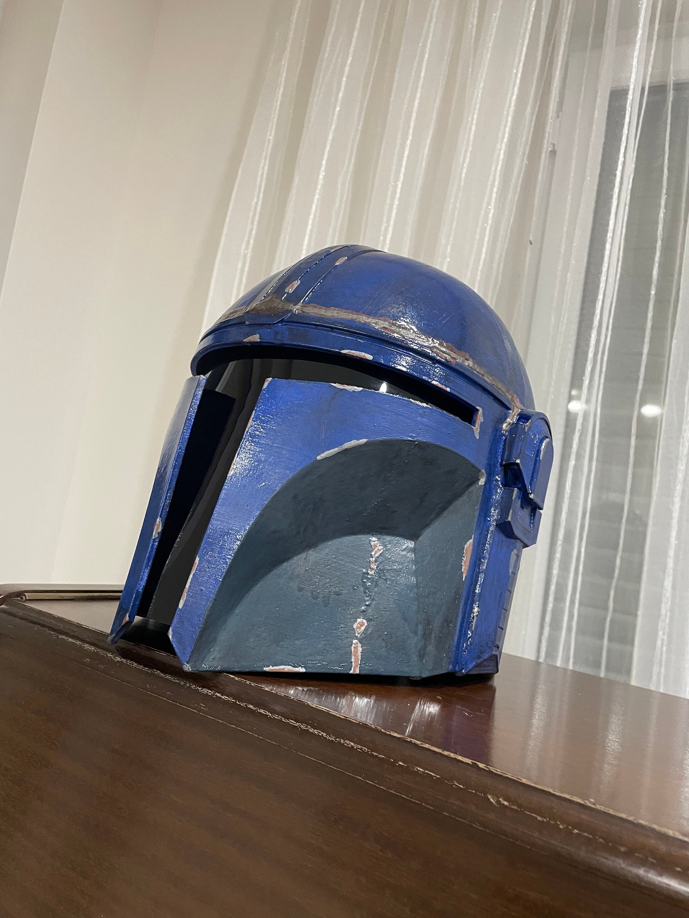 Mandalorian Helmet, Custom Mando Helmet, 3D Printed Helmet, Star Wars ...