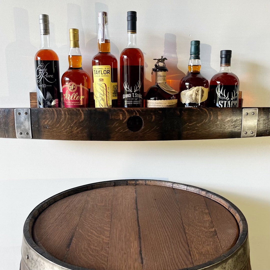 Bourbon Stave Hanging Bar - Etsy