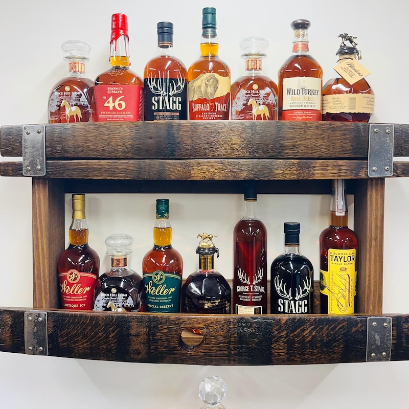 Bourbon Display Cabinet - Etsy