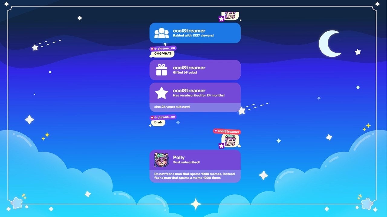Comfy Chatbox: Chat Widget for Twitch Streams (streamelements) - Etsy