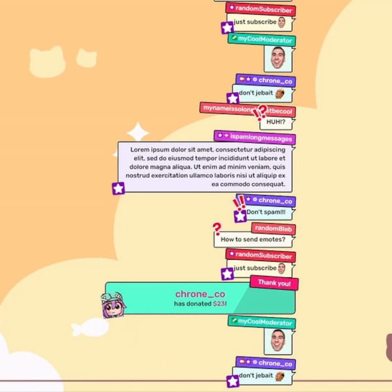 POP Chatbox: Chat Widget for Twitch Streams (streamelements) - Etsy