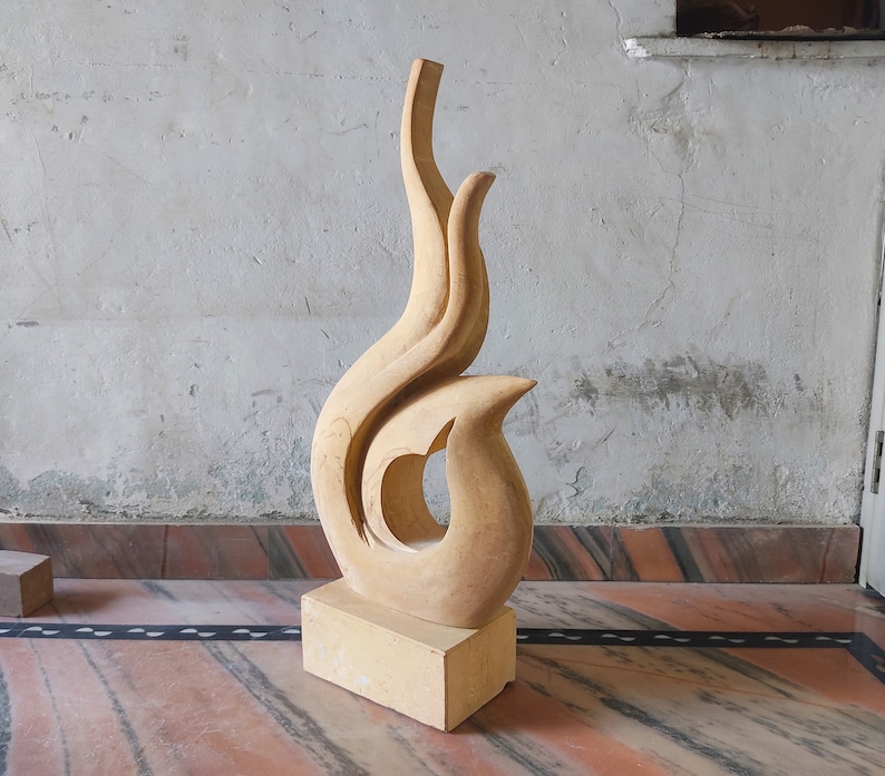 Handcrafted Sculpture Statue Collectibles Sculpture Stone Art Vintage ...