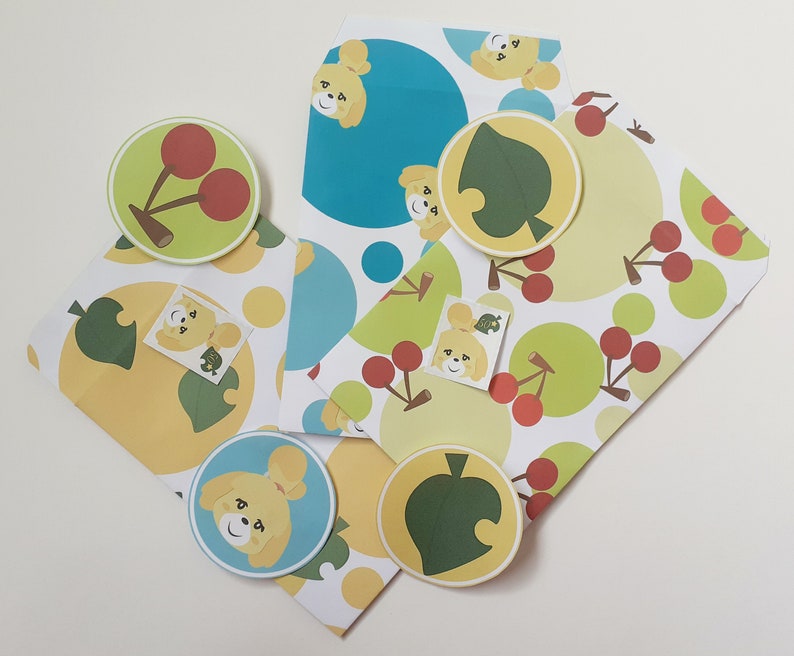 Isabelle Stationery Set, Animal Crossing Letter Paper (digital Download ...