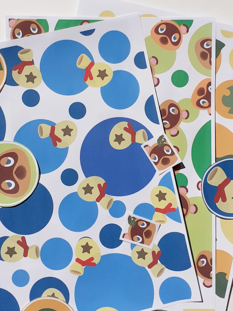 Tom Nook Animal Crossing Letter Set, Printable Stationery (digital ...
