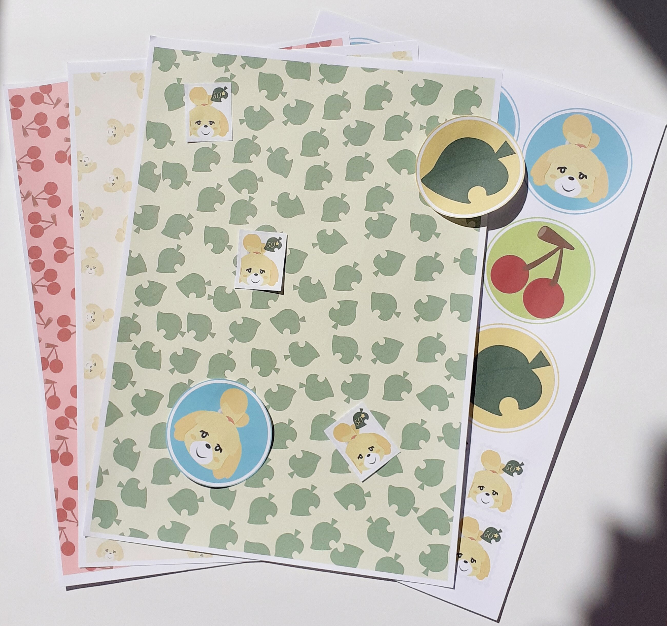 Isabelle Stationery Set, Animal Crossing Letter Paper (digital Download ...