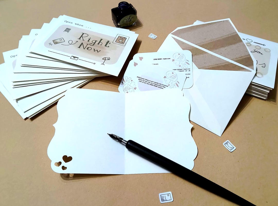 Open When Letters, Valentine's Day or Aniversary Gift, for Girlfriend ...