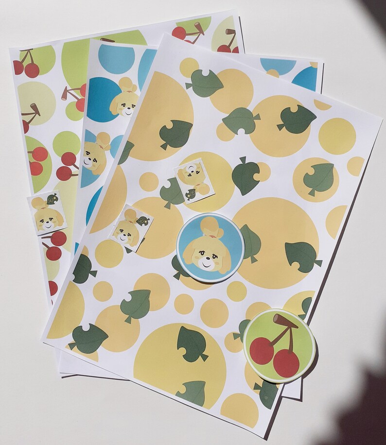 Isabelle Stationery Set, Animal Crossing Letter Paper (digital Download ...