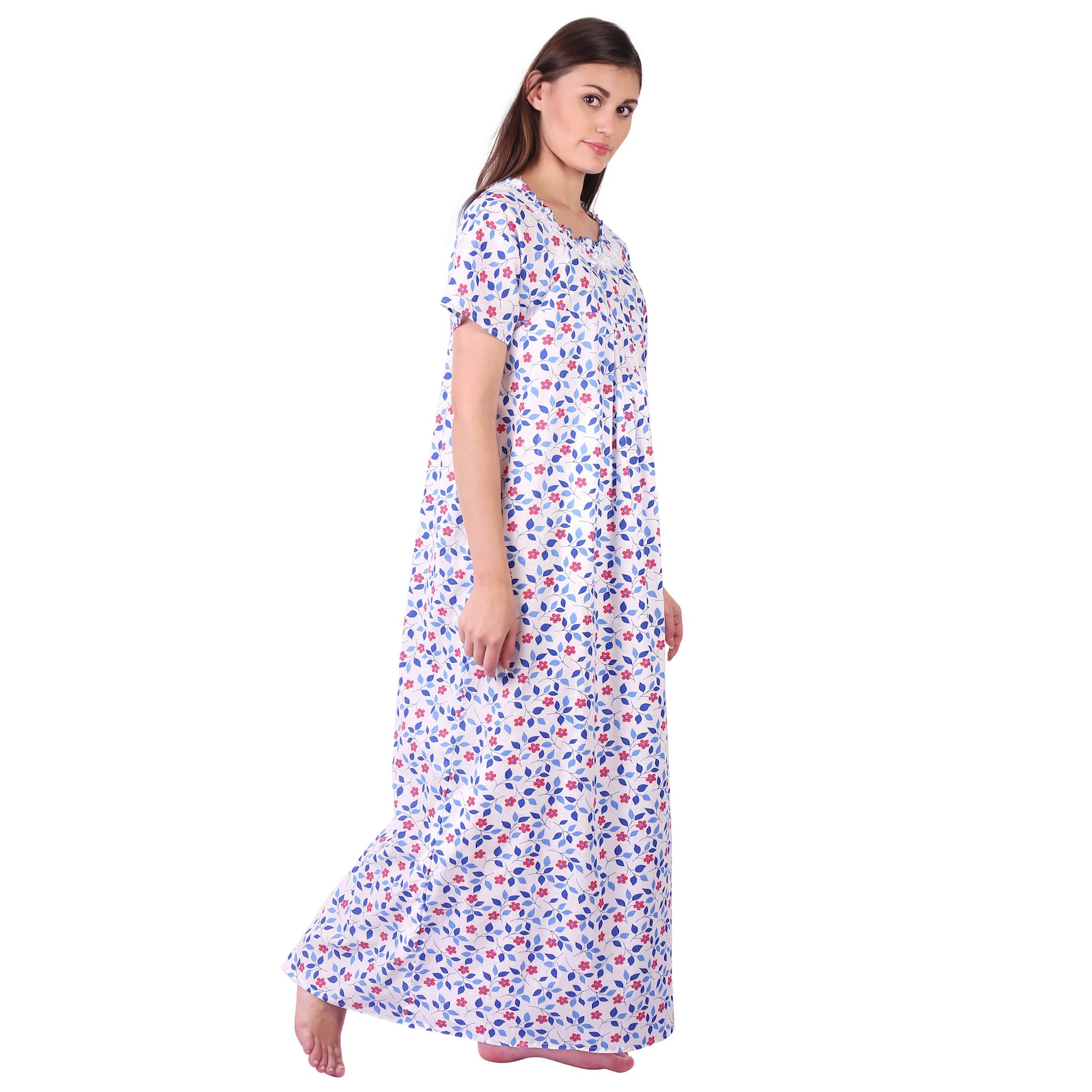 COMBO OF 2 NIGHTY Women's Clothing Soft Cotton Nighty/nightwear/night ...