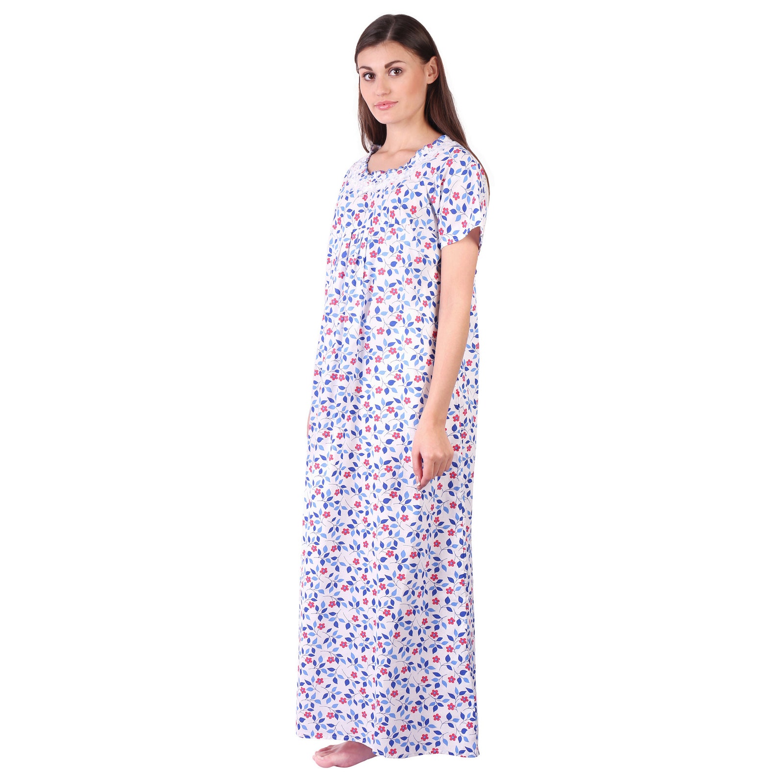 COMBO OF 2 NIGHTY Women's Clothing Soft Cotton Nighty/nightwear/night ...