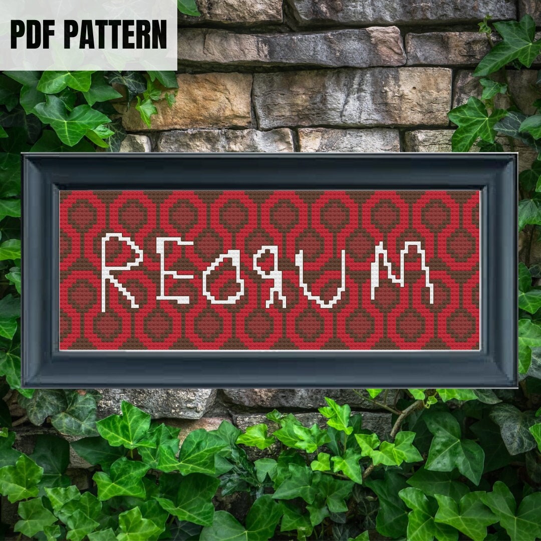 The Shining Cross Stitch Pattern | Redrum | Instant PDF Download - Etsy