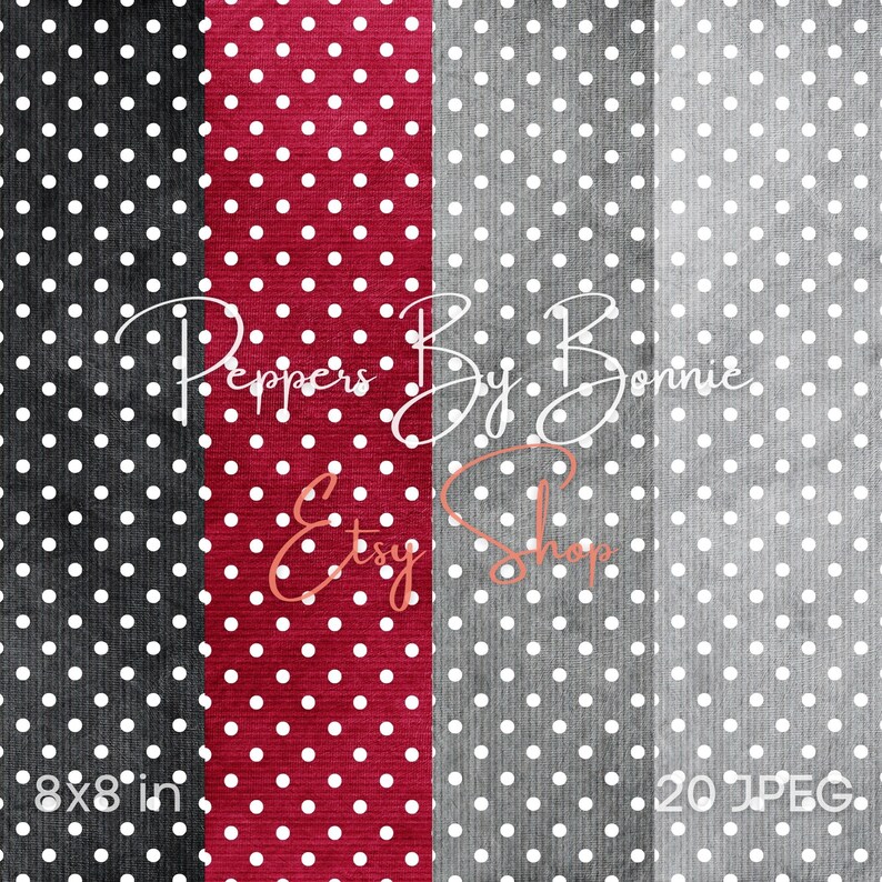 Digital LOVE Paper Designs Valentines Day for Scrapbooking, Pack of 20 ...