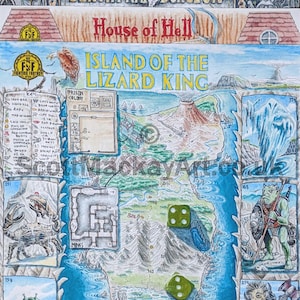 Fighting Fantasy - City of Thieves A3 Map - Etsy Australia