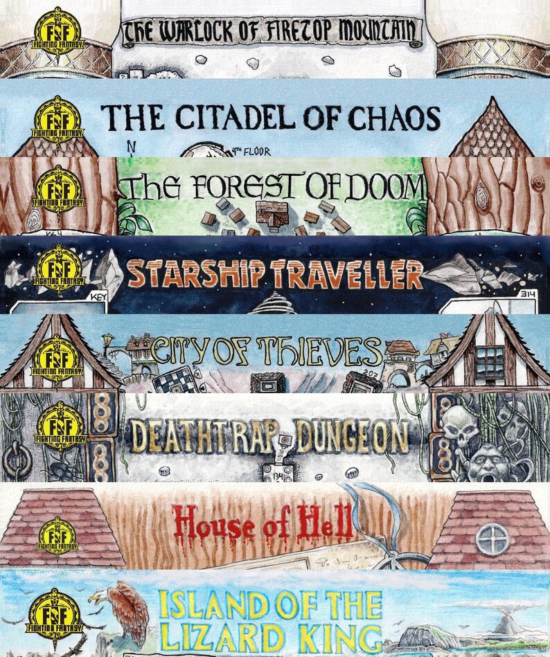 Fighting Fantasy - City of Thieves A3 Map - Etsy Australia