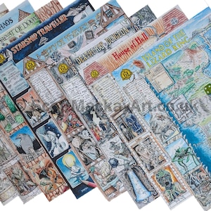 Fighting Fantasy - House of Hell A3 Map - Etsy