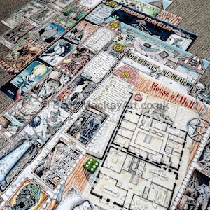 Fighting Fantasy - House of Hell A3 Map - Etsy