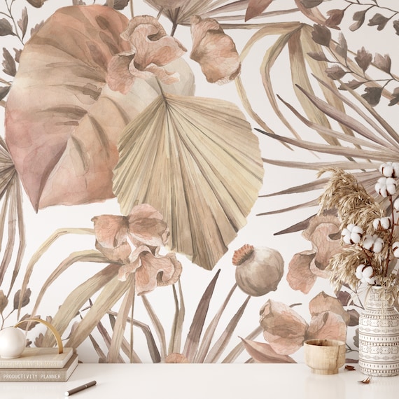 Modern Neutral Wallpaper. Color: Original. Peel Stick and | Etsy