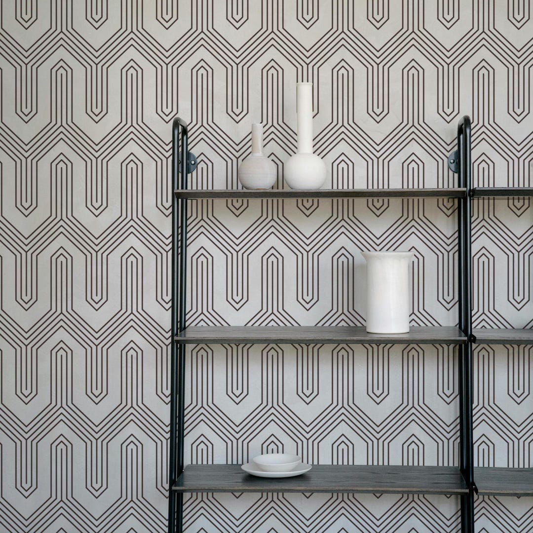 Linear Luxe Wallpaper. Removable Peel + Stick and Traditional Wallpaper ...