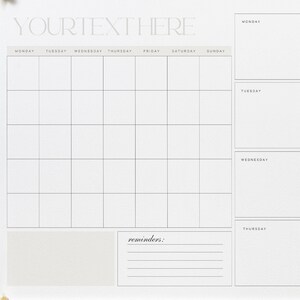 Acrylic Wall Calendar 2024 - Personalized Dry Erase Board - Wall ...